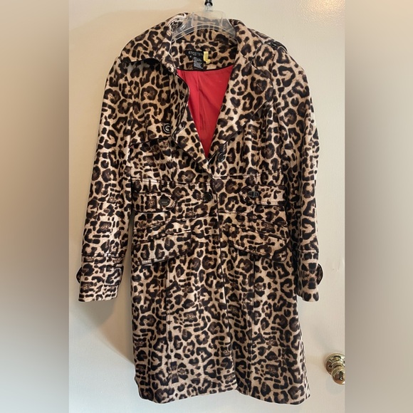 Etcetera | Jackets & Coats | Absolutely Fabulous Leopard Print Rain ...